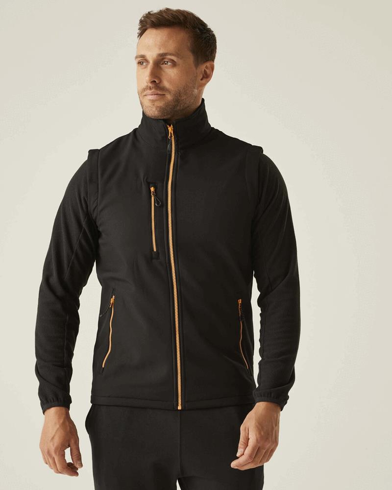 RG726 NAVIGATE 2 LAYER SOFTSHELL BODYWARMER | Prestige Leisure UK Ltd